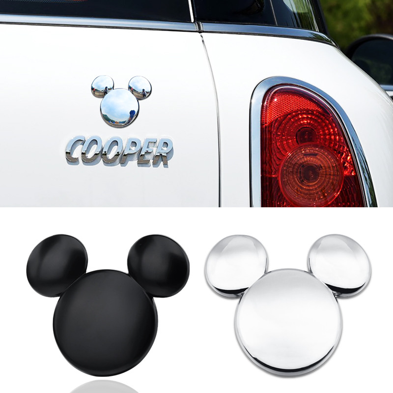 MINI3D Car Logo Sticker, Tail Logo 3D Three-Dimensional Car Sticker ...