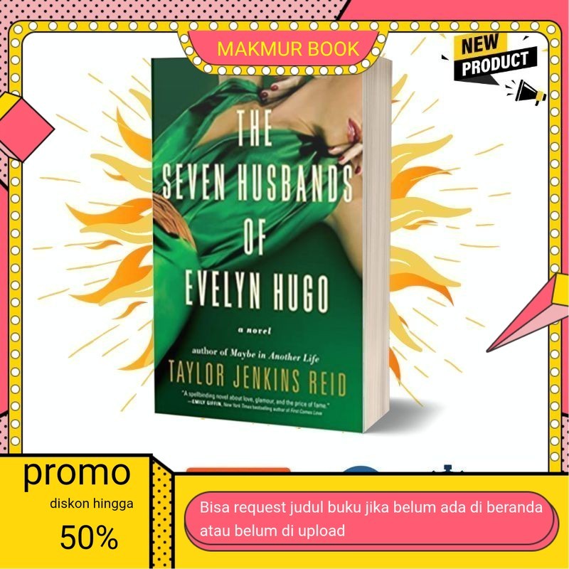 Book The Seven Husbands of Evelyn Hugo by Taylor Jenkins Rid (English ...
