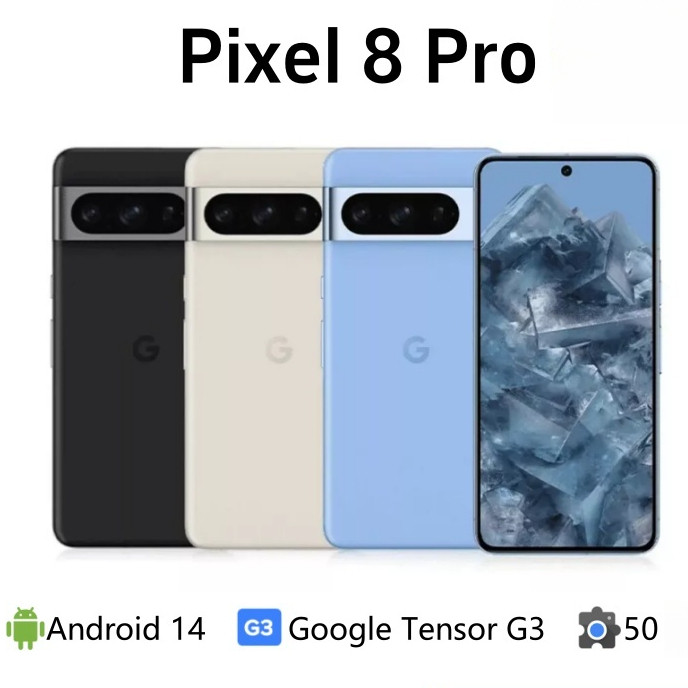Pixel 8 Pro/ Google Tensor G3/120Hz/12+128GB/AI phone/Android/ / Used ...
