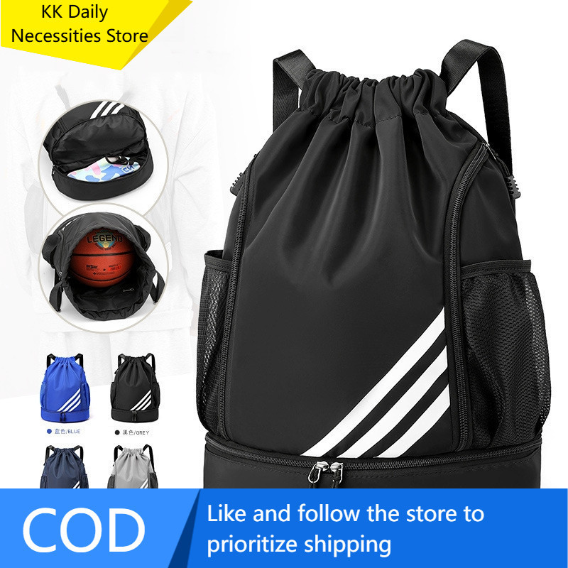 【COD】String Bag Drawstring Backpack Football Basketball Bag Unisex ...