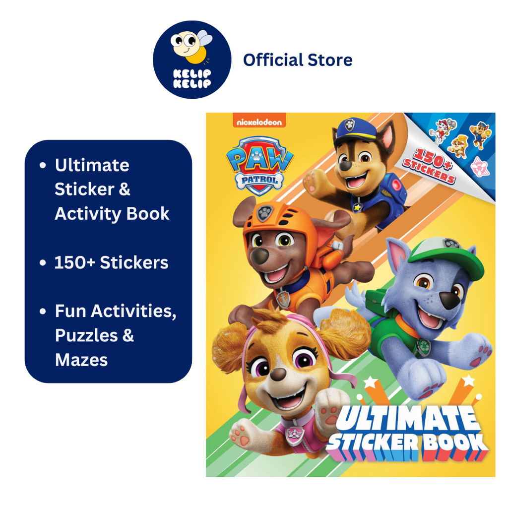 Paw Patrol To The Rescue Ultimate Sticker & Activity Book For Kids Fun ...