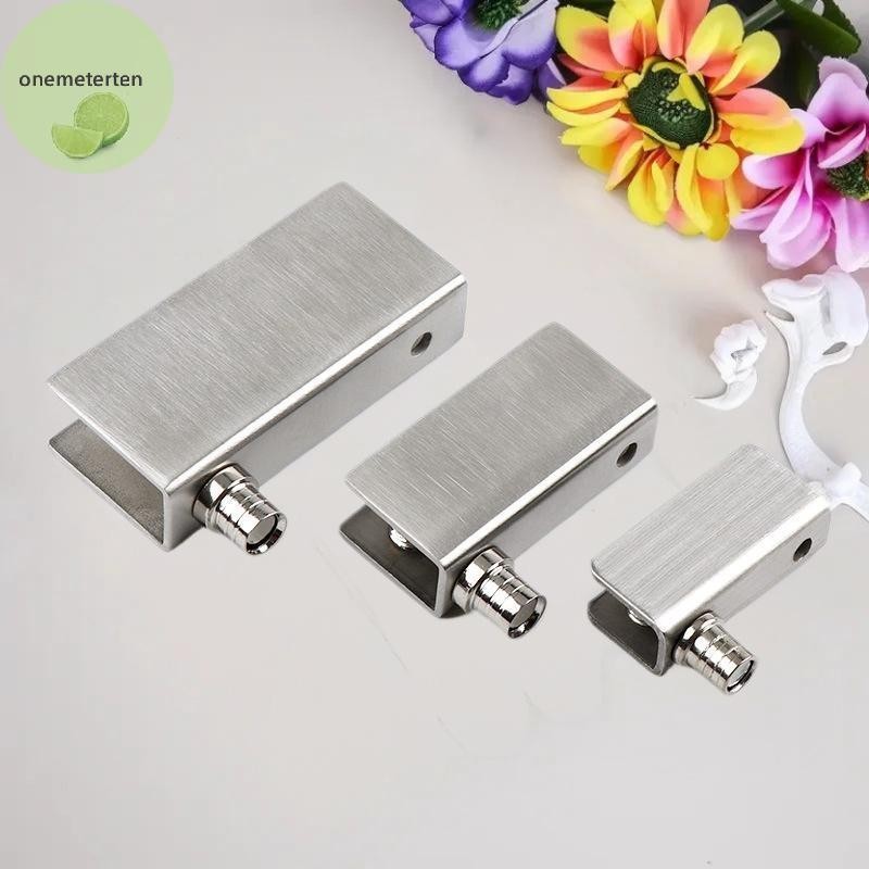 onem 2Pcs Glass Pivot Hinge Rotation Axis Stainless Steel Wine Cabinet ...