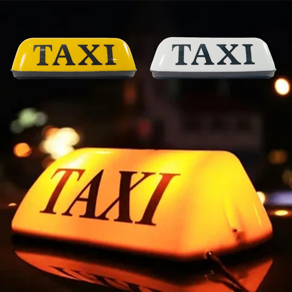 Taxi Light Signs for Car Car Roof Lamp Taxi Light Up Roof Lamp Retro ...