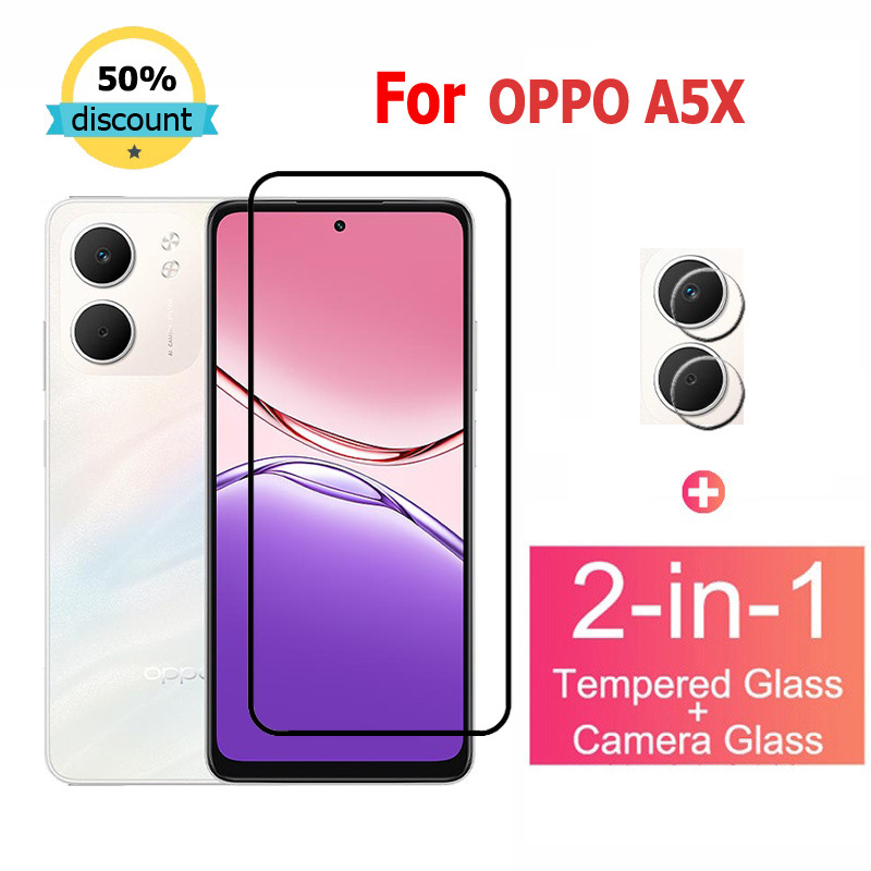 OPPO A5X Tempered Glass Screen Protector For OPPO Reno 14 13F 13 12 11F ...