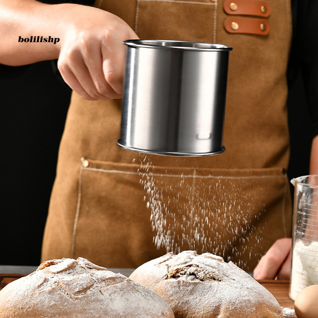 {bolilishp} Fine Mesh Baking Strainer Powder Sieve for Baking Portable ...