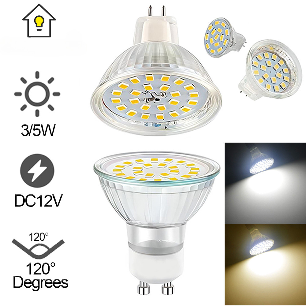 MR11 MR16 GU5.3 GU10 LED Bulb Spotlight W 5W AC 220V 12V Cool White ...
