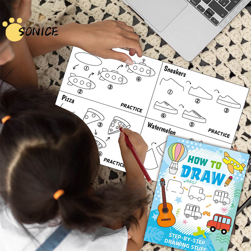 How To Draw Book with Easy Techniques and Step-by-Step Drawing Stuff ...