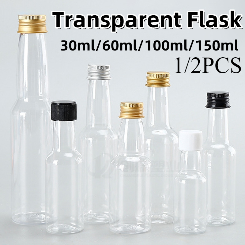 Plastic Mini Liquor Bottles Empty Sample Bottle Drink Containers for ...