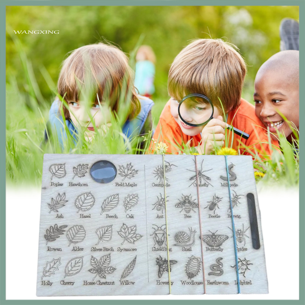 WA_ Scavenger Board with Ruler Children Nature Exploration Kit Outdoor ...