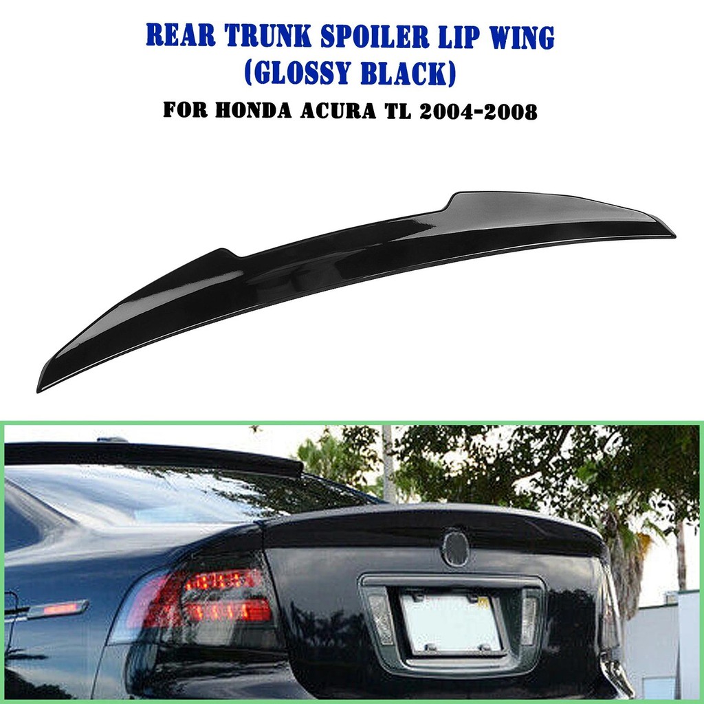 For Acura TL 2004-2008 Rear Trunk Lid Spoiler Wing Carbon Fiber Look ...