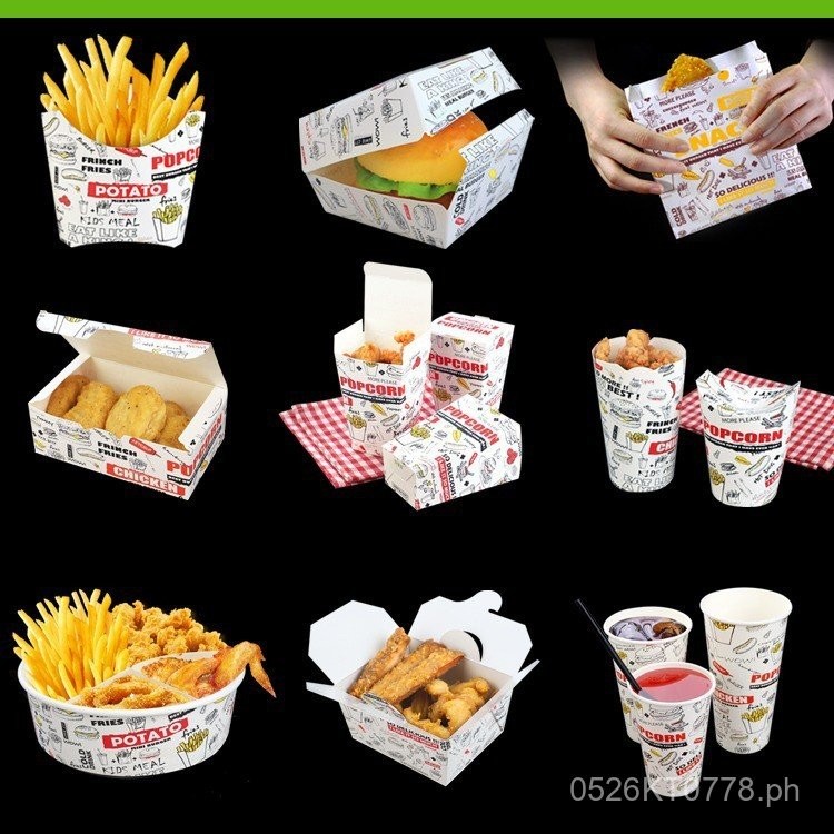 Colonel Chicken Nugget Takeout Box Snack French Fries Free Shipping Box ...
