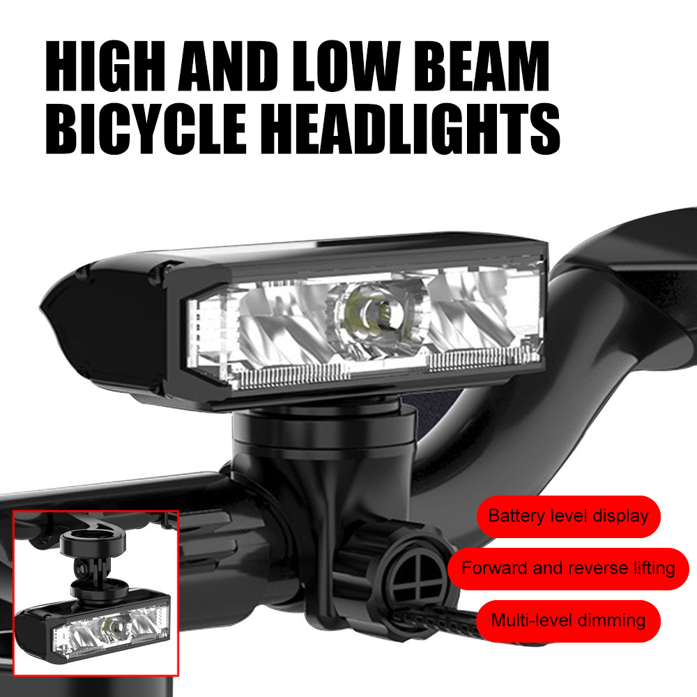 Bike Lights for Night Riding, Bicycle Headlight Wide Beam, Rechargeable ...
