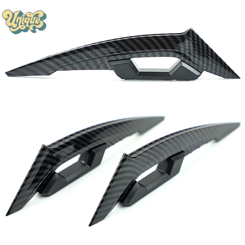 (Unique) 1 Pair Motorcycle Winglets Motorcycle Front Side Spoiler ...