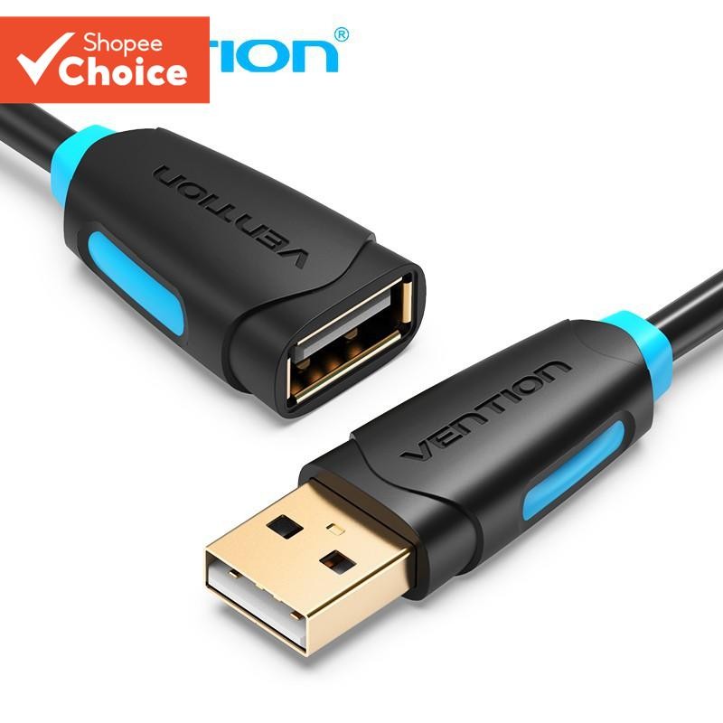 Vention USB Extension Cable Male to Female USB 2.0 Cable | Shopee ...