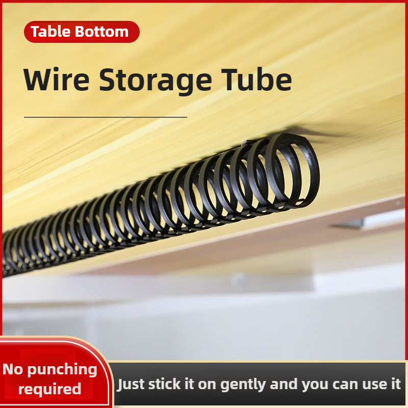 50CM Self Adhesive Cable Organizer Wire Management Cord Rope Organizer ...