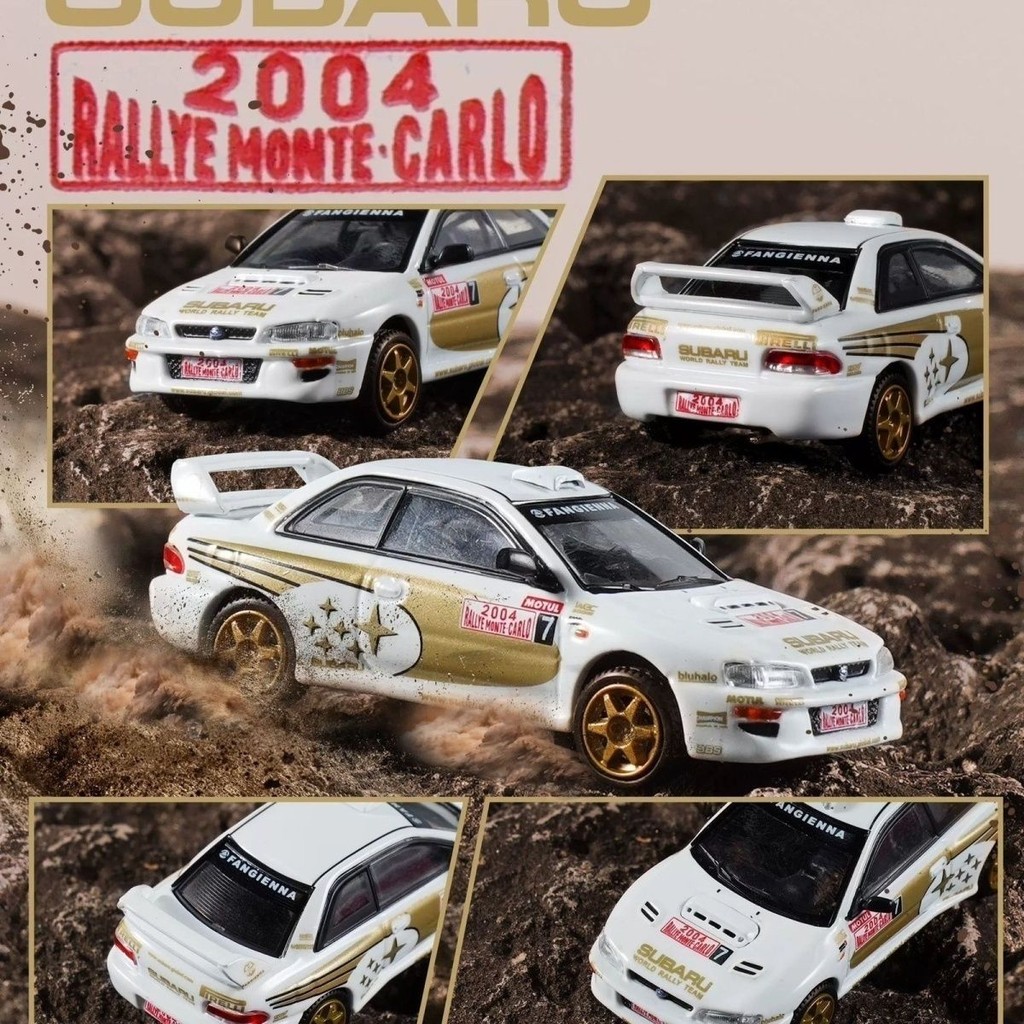 FineWorks1: 64 Subaru WRC Rally Champion Alloy Racing Rally Racing Car ...
