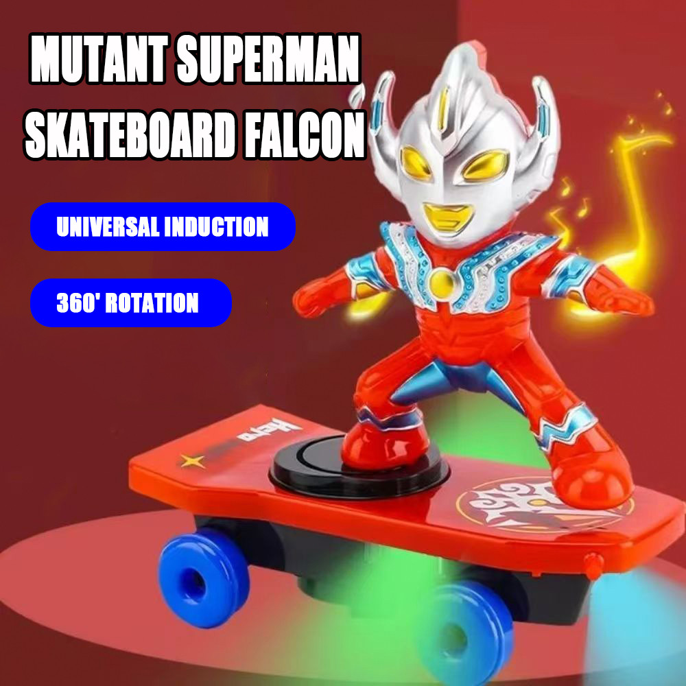 Versatile Superman Stunt Scooter Car Whirl Anime Music Led Light ...