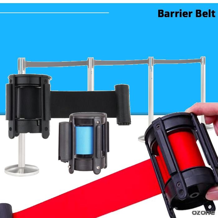Queue Up Stand Barrier Crowd Retractable Belt only 2M | Shopee Philippines