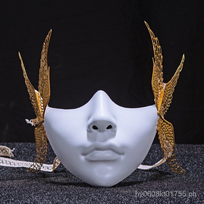Helmet Punk New Half Face Cyber Mechanical Tech Sense Predator Mask ...