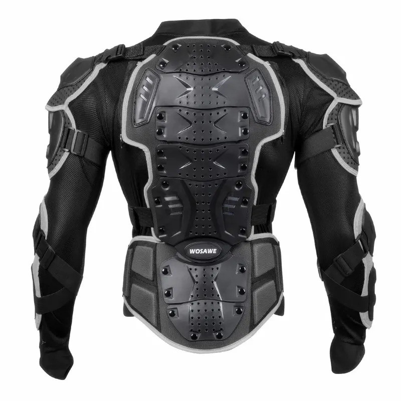 WOSAWE Sports Motorcycle Armor Protector Jacket Body Support Bandage ...