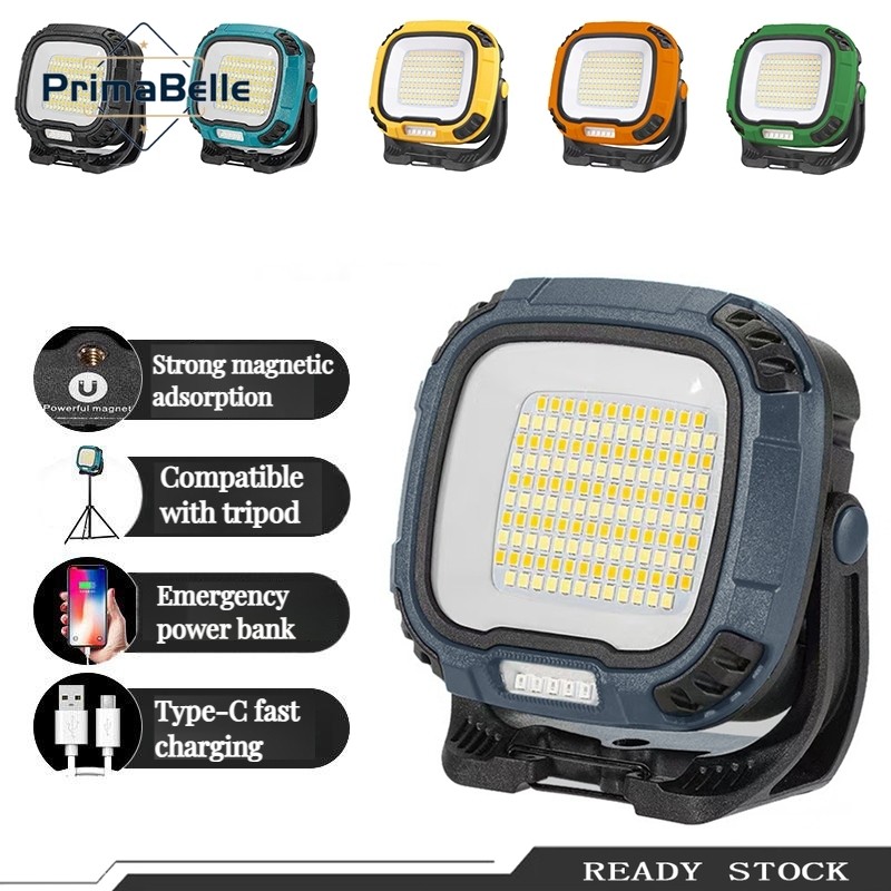 Type-C Charging Portable Handheld LED Strong Light Long Range Outdoor ...