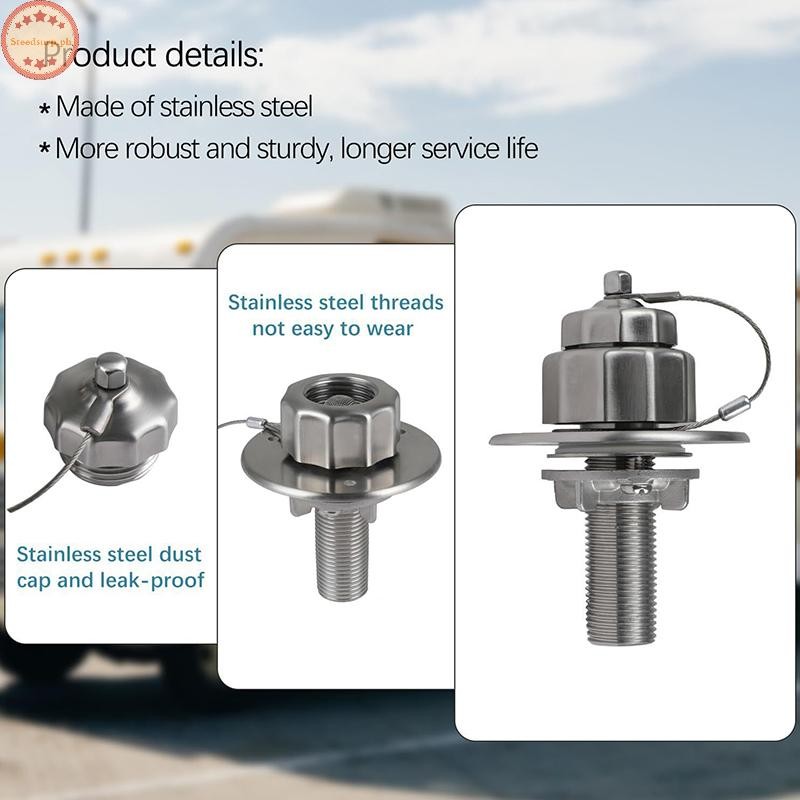 SURP RV Water Inlet 304 Stainless Steel RV City Water Inlet Replacement ...