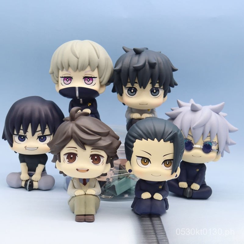 Jujutsu Kaisen Anime Series Gojo Satoru Sitting Pose Suguru Geto ...