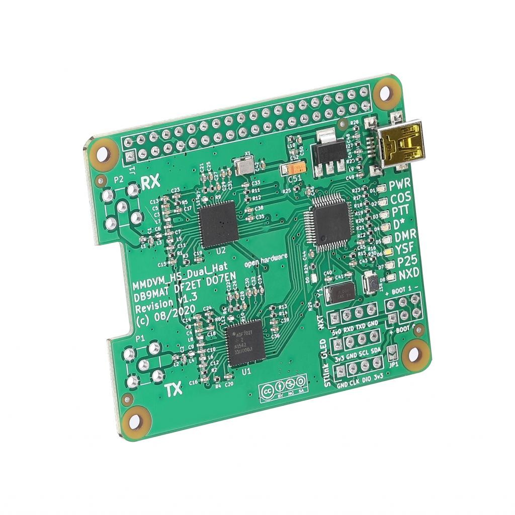 dajrrhd-ph MMDVM Duplex Hotspot Board with OLED Display Support DMR P25 ...
