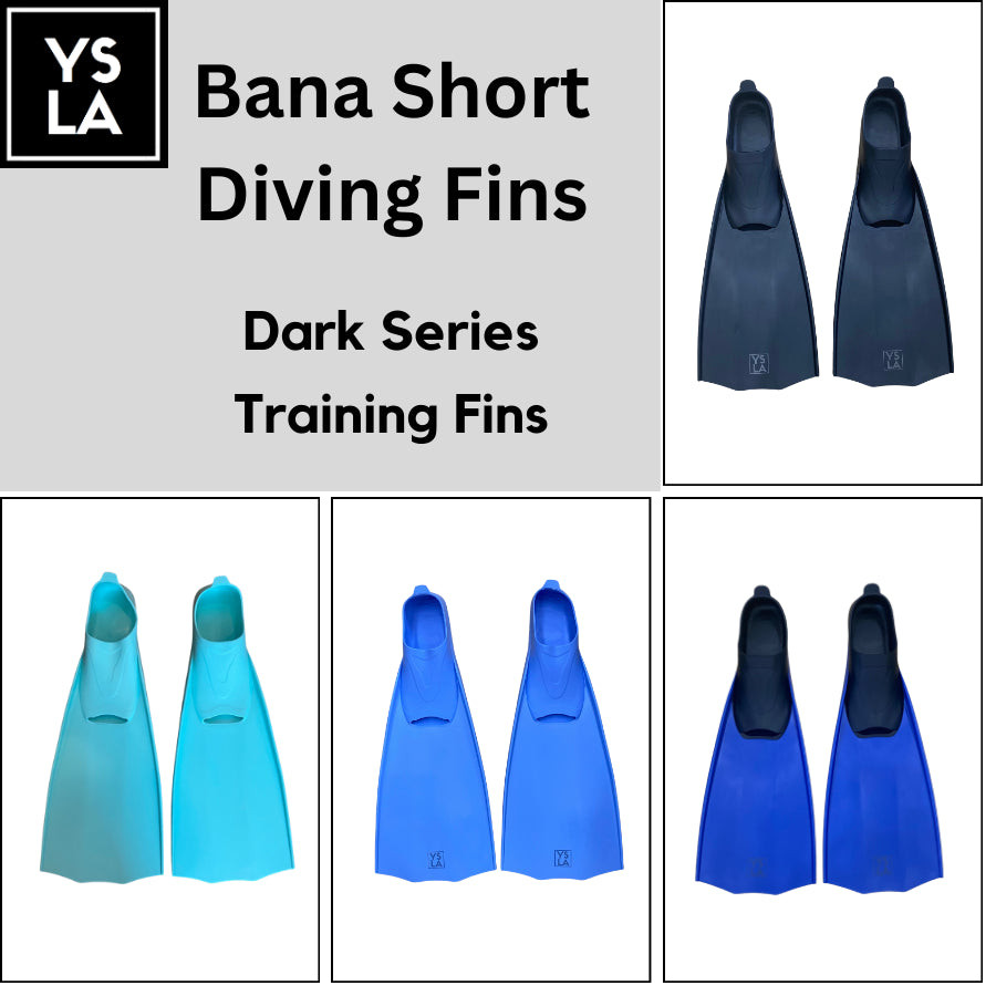 Dark Series Bana Silicone Short Diving fins for Snorkeling Scuba ...