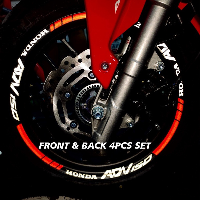 Set Front and Back Mags Decal for Honda ADV150 (Pair) | Shopee Philippines