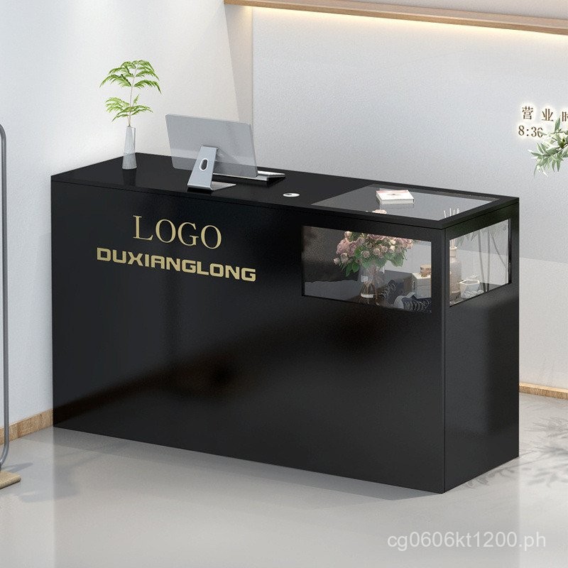 Small Simple Cashier Counter Clothing Store Reception Desk Cash ...