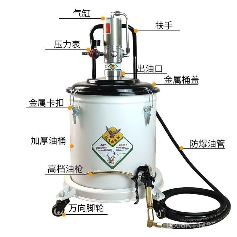 Electric Grease Gun Small Grease Pump High Pressure Fully Automatic Air ...