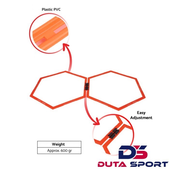 Hexagonal Ring Circle Training Hexagon Agility ROX Original | Shopee ...