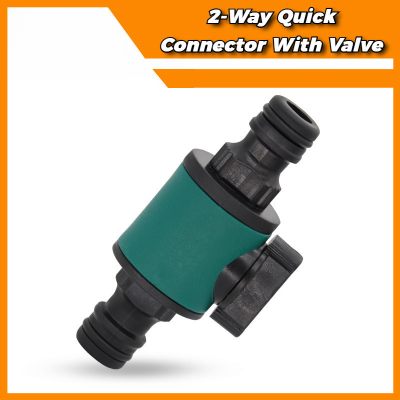 Water Pipe Two-Way Quick Connector With Switch Connector And Water Stop ...