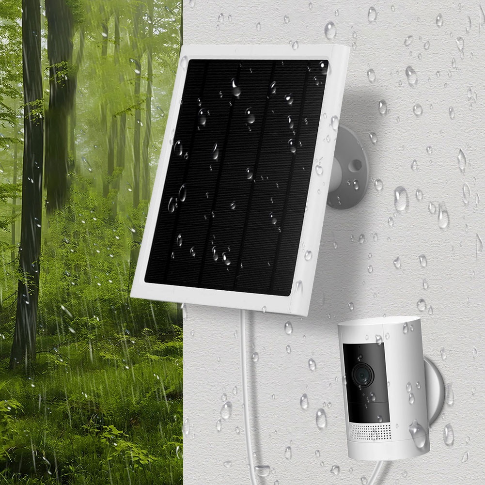 6W 6V Solar Panel for Ring Spotlight/Stick Up Cam Solar Panels Charging ...