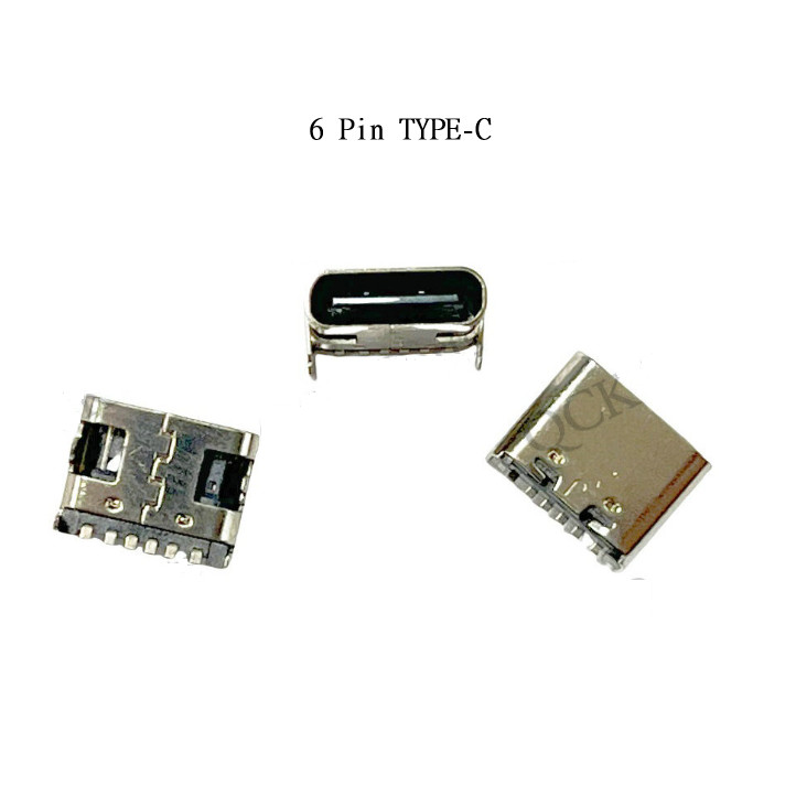 5-50pcs Charging Pin 6 Pin Type-C USB Charger Dock Charger Port Jack ...