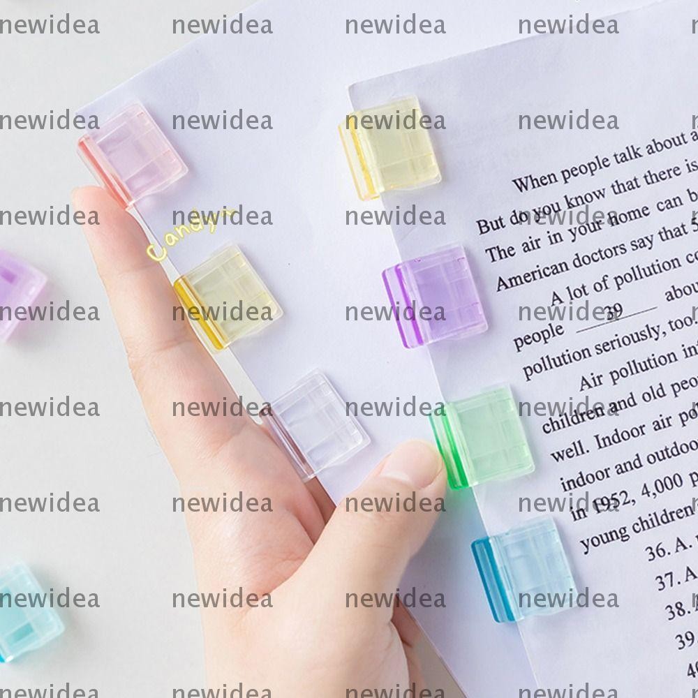 NEWIDEA Push Clip, Multi-function Transparent Letter Paper Clip ...