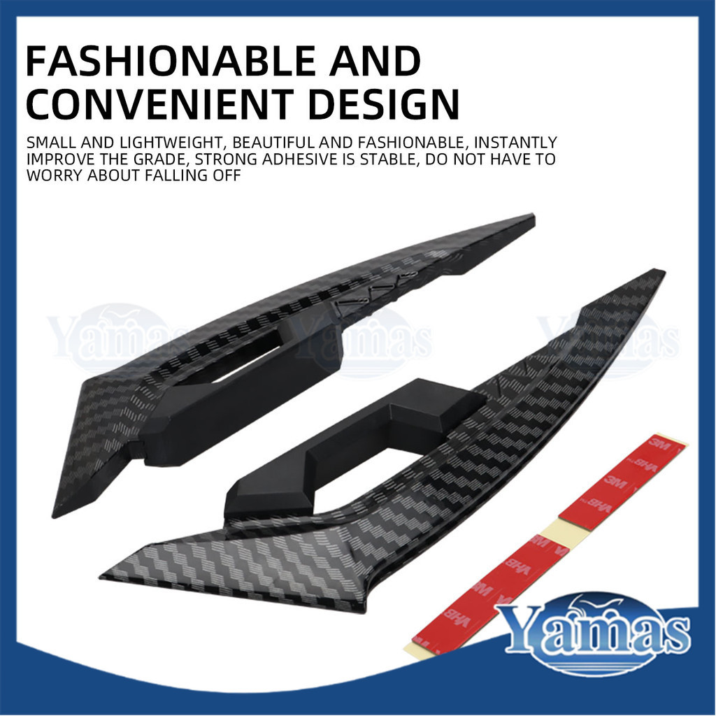 Motorcycle Winglets Motorcycle Front Side Spoiler Aerodynamic Wing set ...