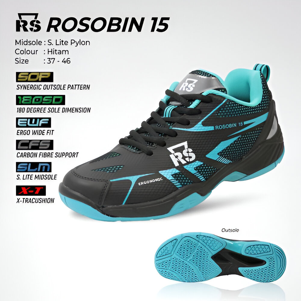 RS Badminton Shoes - Rosobin 15 Original | Shopee Philippines