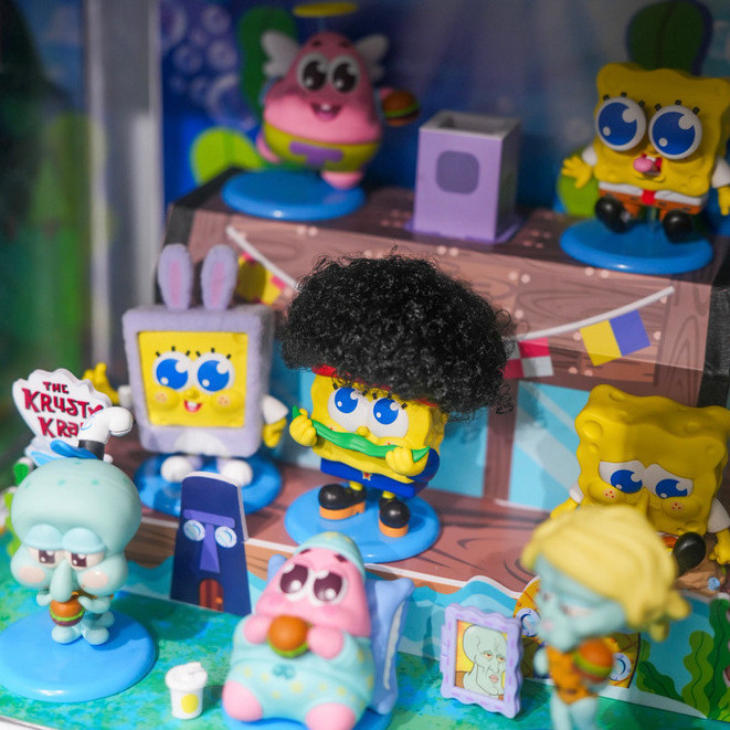 2025 Hot Toys SpongeBob COSBI a complete set of blind box action figure ...