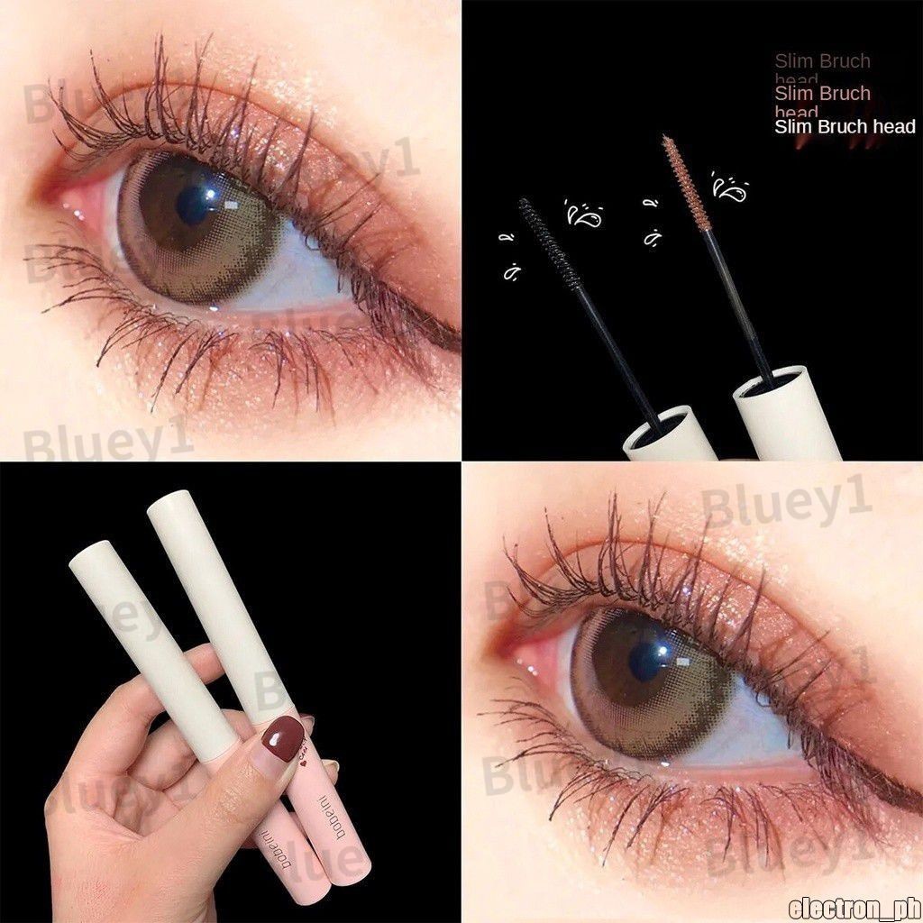 2 Colors Bobeini Mascara Waterproof Long-lasting Extended Small Brush ...