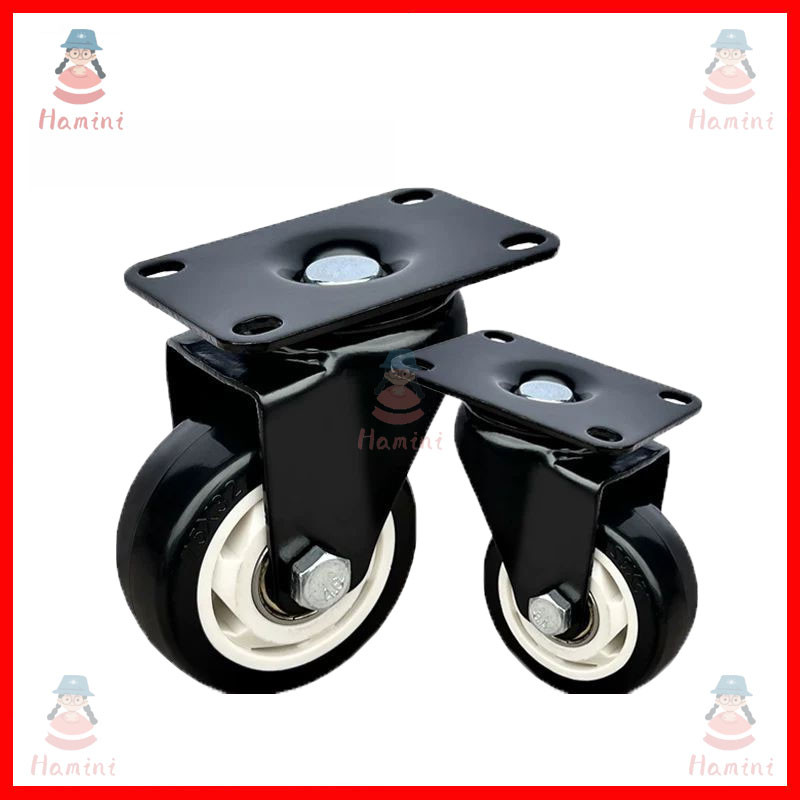 Caster 5cm 7cm 10cm Gold Diamond with Brake Wheel PU Wheel Universal ...