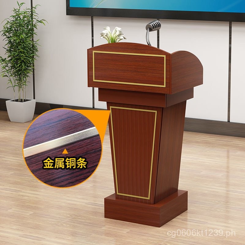 School Reception Desk Speech Platform Multimedia Lectern Table Teacher ...