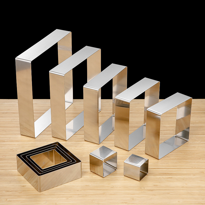 5cm High Thick Square Cake Multi-Size diy Tiramisu Mousse Baking Mold ...