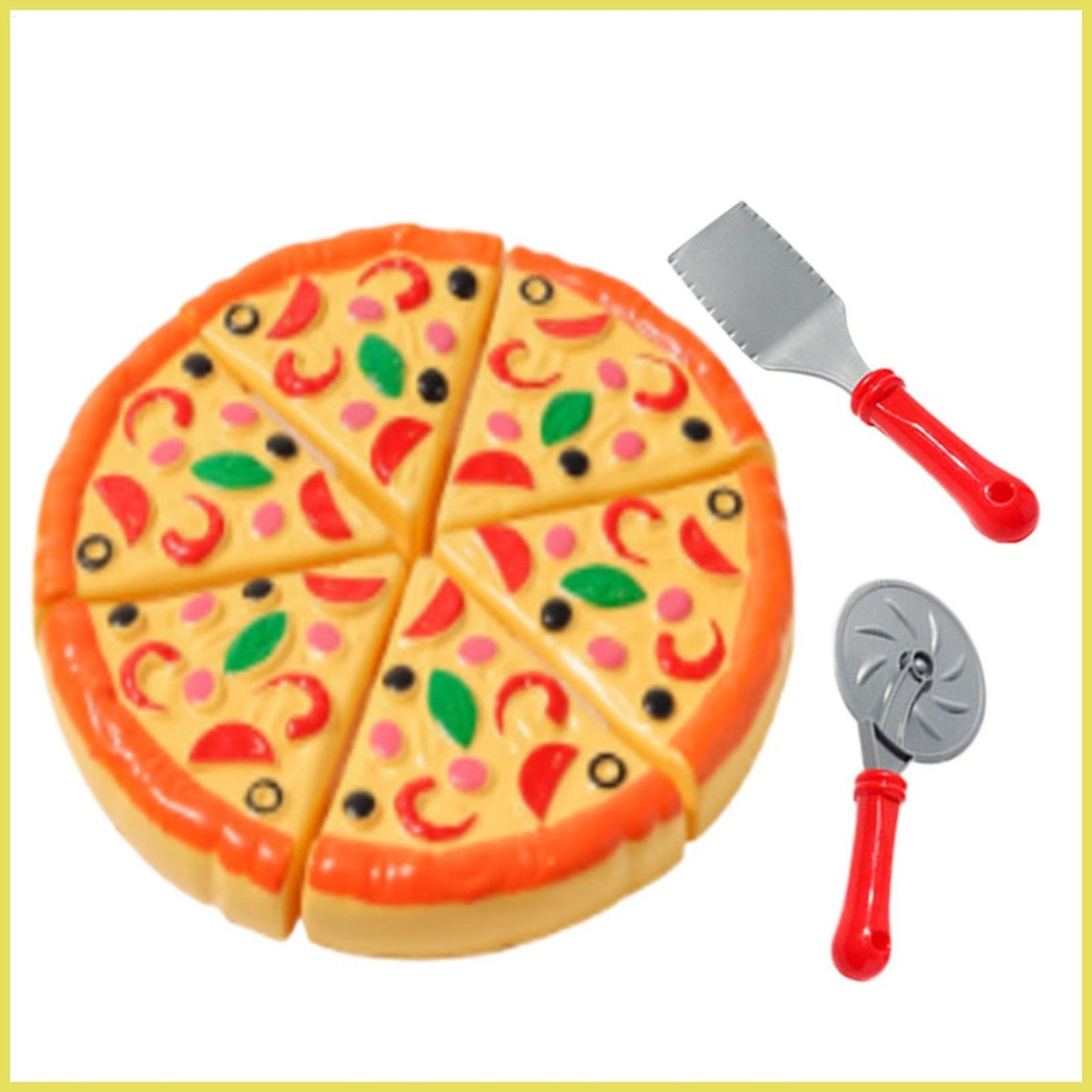 Play Pizza Set for Kids Pizza Playset Educational Kitchen Toy Food ...