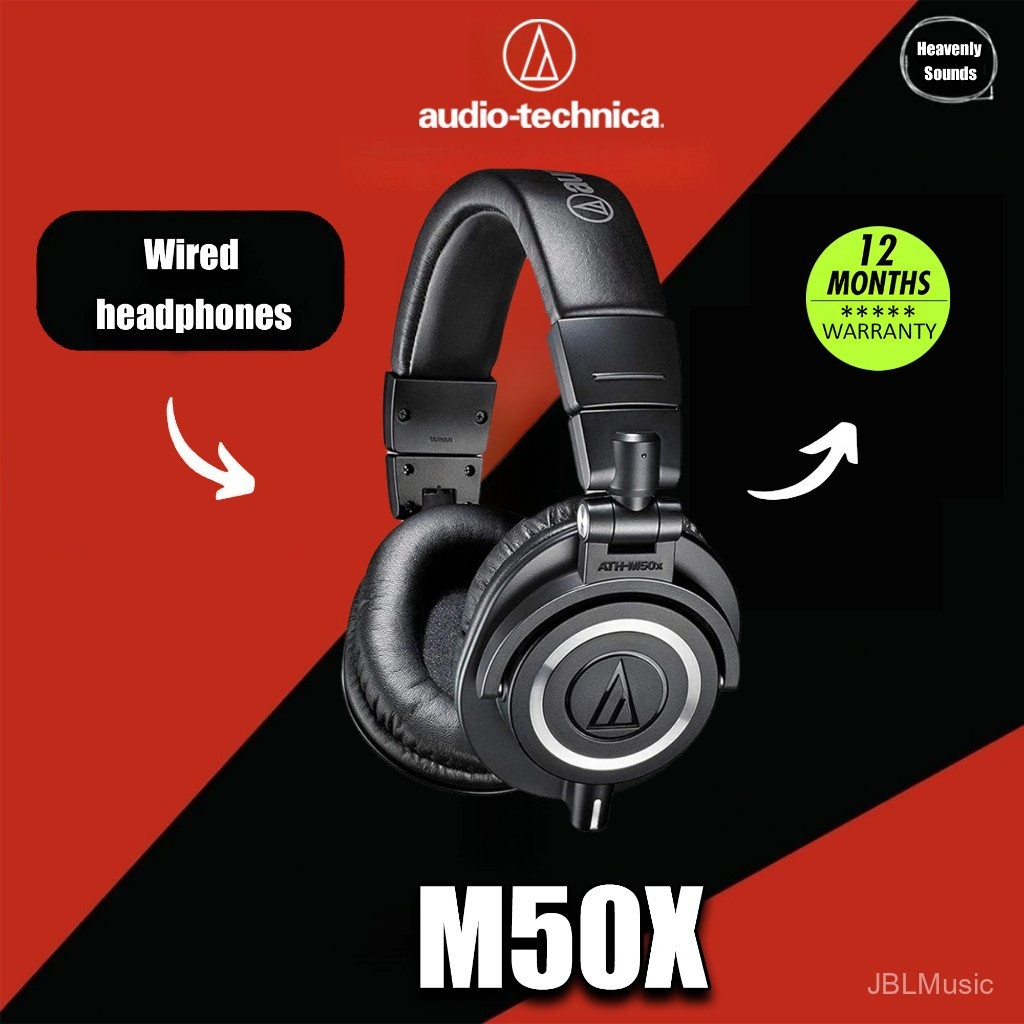 Audio Technica ATH M50X HIFI Professional Fully Enclosed Monitoring ...