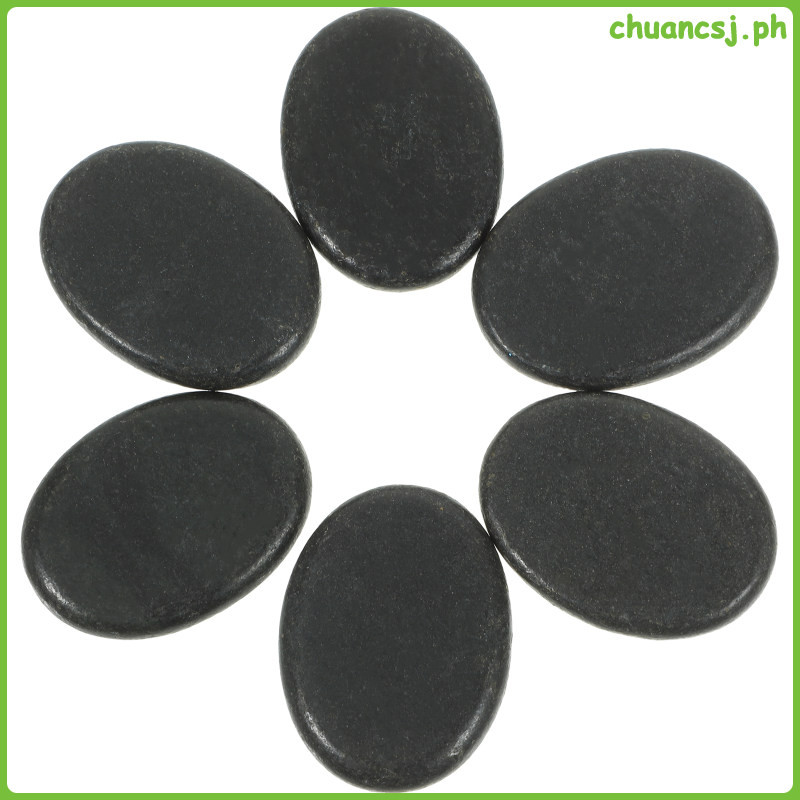6 Pcs Stone for Massage Hot Spa Volcanic The Rock Body Facial Tools ...