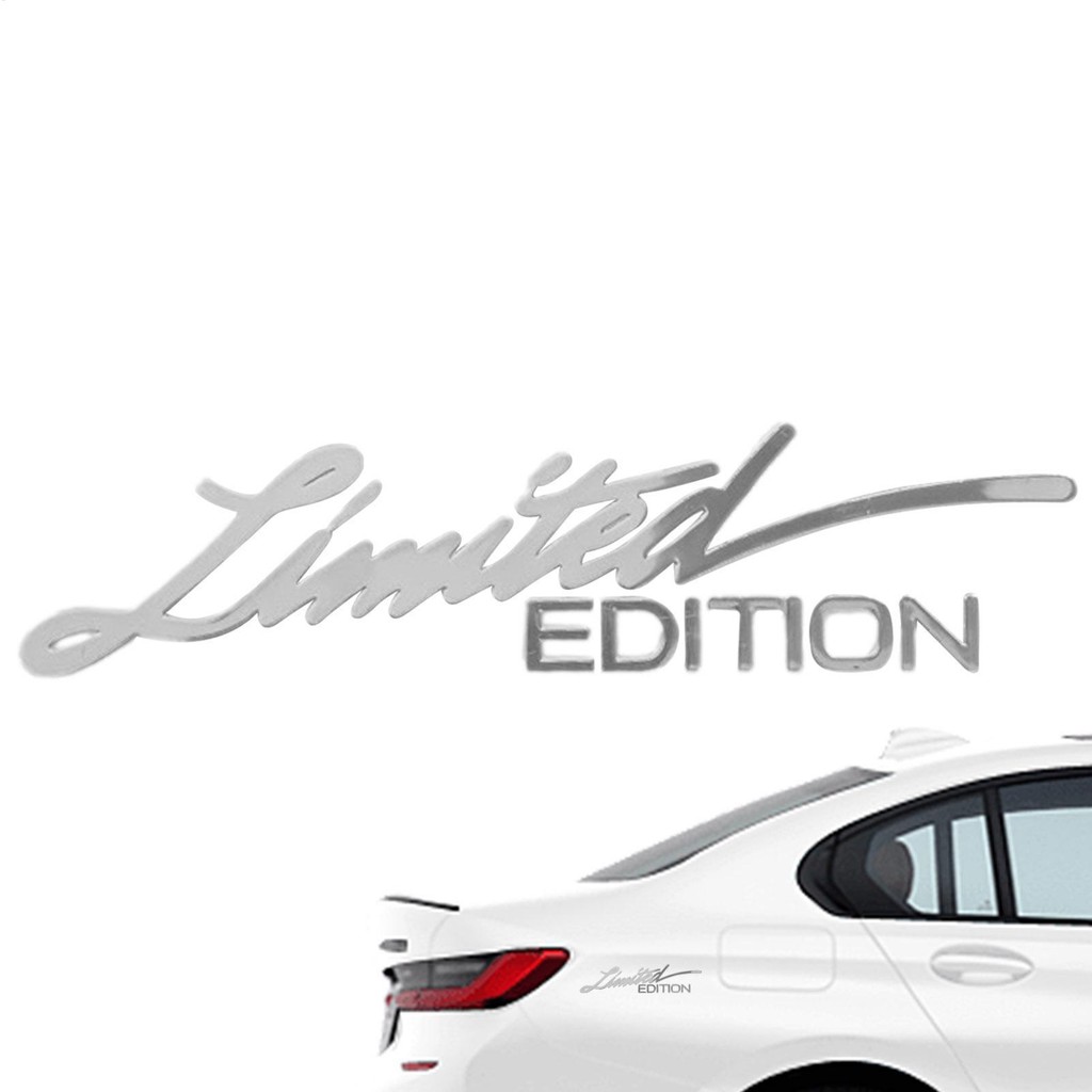 Auto Limited Edition Sticker Car Trunk Sticker Waterproof Metal Limited ...