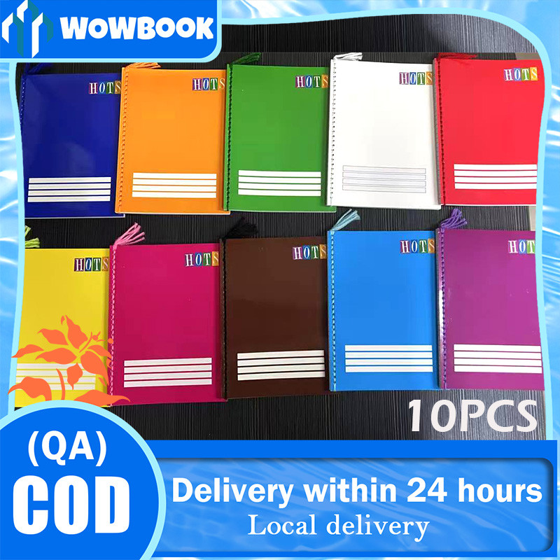 10PCS HOTS 80 leave White Notebook Set Yarn/Compo Bound and 10 Colors ...