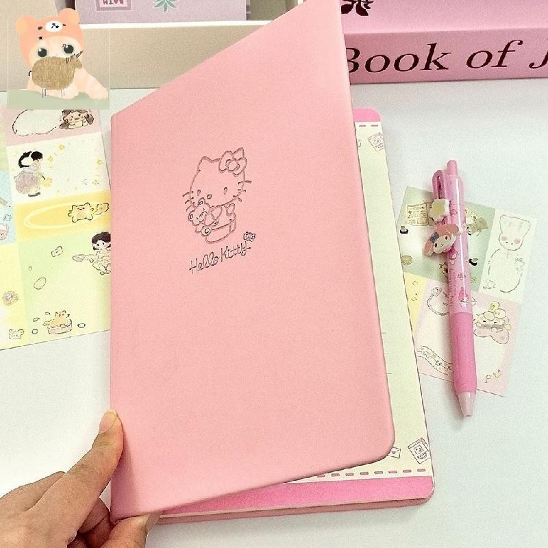 Hello Kitty Notebook Pink Animation Student Notepad Sanrio Cute Cartoon ...
